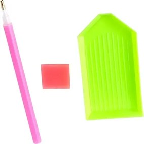 NORIMPEX Diamantové malování Kočičí láska / 30x40 cm