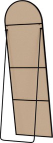 Zrcadlo Moline 160x50 cm – černá-matt