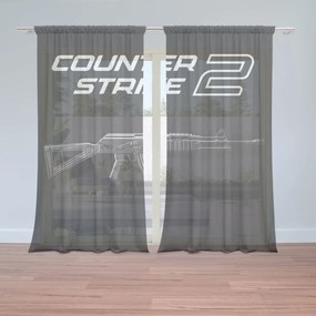 Sablio Záclony Counter Strike 2 AK: 2ks 150x250cm