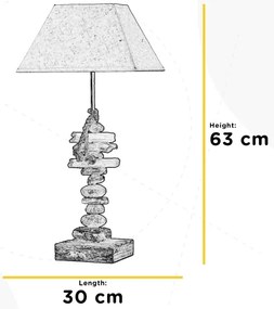 ONLI - Stolní lampa SEREGON 1xE27/22W/230V 63 cm