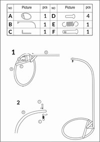 Stojan na závěsné houpací křeslo CLASSY 2