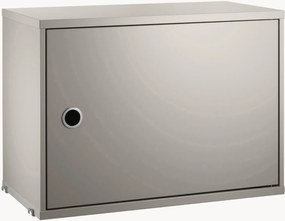 Skříňka pro modulární regálový systém's otočnými dveřmi String System