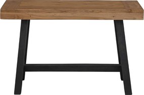 Lavice 110 cm masivní teakové dřevo 340743