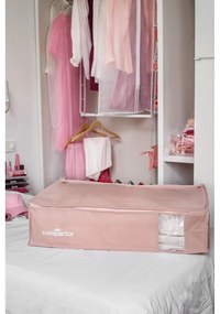 Vakuový plastový úložný box pod postel 65x45x15,5 cm Pink Edition – Compactor