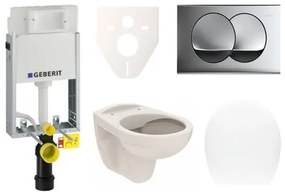 Cenově zvýhodněný závěsný WC set Geberit k zazdění + WC Ceramia S-Line SIKOGE1U71