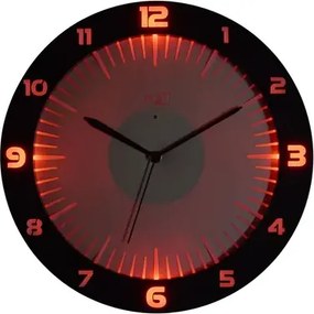 TFA 60.3553.10 LUMOCLOCK / Nástěnné hodiny / rádiem řízené DCF / 9 bar