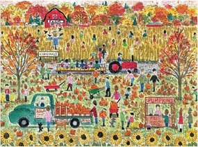 GALISON Puzzle Dýňové pole / 1000 dílků / 68,6 × 50,8 cm