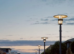 Zahradní lampa Albertslund 4000K ovládání osvětlení Nightdim tmavě šedá