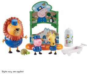 TM Toys Prasátko Peppa sada ZOO - 3 figurky a doplňky