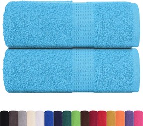 Ručníky FROGN 2 ks tyrkysové 30x30 cm 360 g/m² 136968