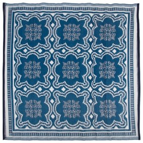 Venkovní koberec 152x241cm modro-bílý