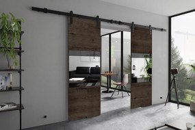 Posuvné dveře MIA DUO 132 tmavý jasan