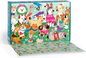 Mudpuppy Puzzle Předvánoční odpočítávání sada 12 ks / od 4 let
