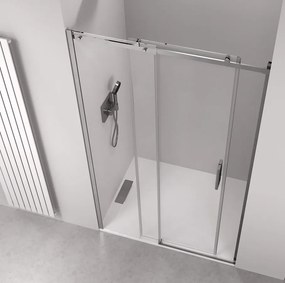 Polysan, THRON LINE ROUND sprchové dveře 1100 mm, kulaté pojezdy, čiré sklo, TL5011-5005