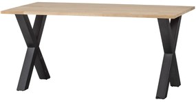 WOOOD Jídelní stůl TABLO dub světlý 160x 90 cm (X noha)