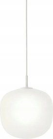 Muuto Rime Závěsná lampa 25 cm Bílá Stínidlo Opal