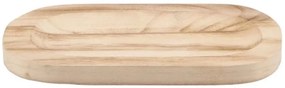 Přírodní dřevěný dekorační podnos Tippo - 24*14*2 cm