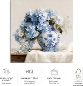 Tištěný obraz na plátně 60x60 cm Porcelain Vase – Styler