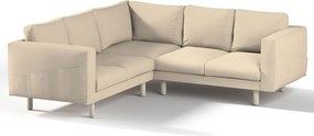 Potah na pohovku IKEA Norsborg rohová 4-místná barva béžová látka pletený vzor