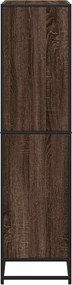 Knihovna hnědý dub 80,5 x 35 x 139 cm kompozitní dřevo 3300849