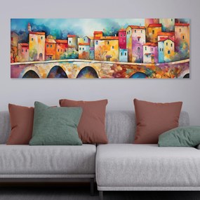 Obraz na plátně - Kamenný most v Tarsalle FeelHappy.cz Velikost obrazu: 120 x 40 cm