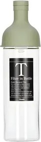 Hario Cold Brew Tea zelená / Láhev na cold brew / 750 ml / sklo a sili