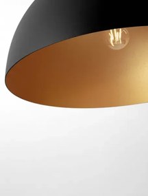 LED černo-zlaté designové stropní svítidlo Gea 50