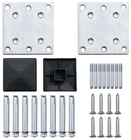 vidaXL Marketos Zahradní plot WPC 699 x 186 cm hnědý