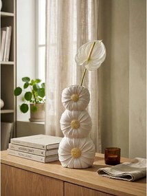 Krémová keramická váza (výška 21 cm) Florysia – Yes Everyday