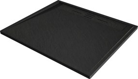 Mexen Amon, SMC obdélníková sprchová vanička 100 x 90 cm, černá, 4F709010