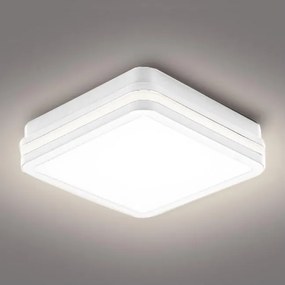 Brilagi - LED Venkovní svítidlo BENE LED/24W/230V 26x26 cm bílá IP54