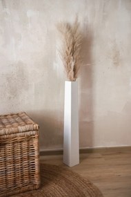 Váza OBELISK, sklolaminát, výška 80 cm, bílá