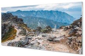 akrylový obraz hory 120x60 cm