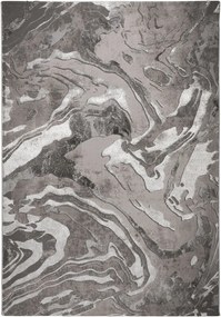 Kusový koberec Eris Marbled Silver, 200x290, šedá, kancelária, Flair Rugs