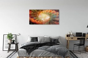 akrylový obraz Abstraktní fraktální vzory 125x50 cm