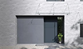 Doporro skleněná vchodová stříška 200x90cm VSG 13,14mm