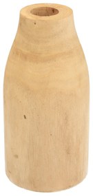 Hogewoning Dřevěná sloupová váza 25 cm