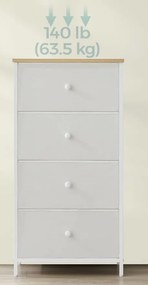Komoda Parkes 91,7 cm bílá