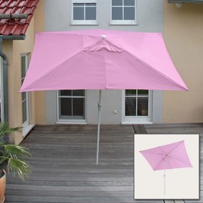 Slunečník N23 2x3m polyester/hliník - lila