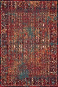 Kusový koberec Grawe bordo 133 x 180 cm