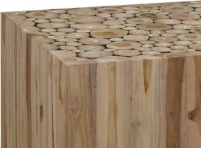 Konferenční stolek, pravý teak, 50x50x35 cm 244555