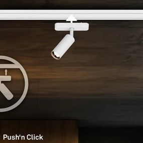 Lištové LED svítidlo BRILONER Luxtrail 48V spot 5W nastavitelné bílé 8031016