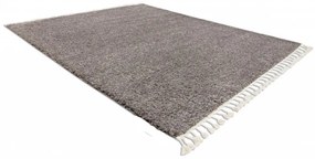 Kusový koberec Shaggy Berta hnědý 200x290cm