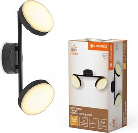 Led nástěnné svítidlo 10.5W 560lm Cct Černá Spot Moon Ledvance