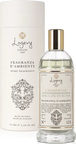 Logevy Firenze 1965 interiérový parfém Champagne & Bacche di Rosa, 75 ml