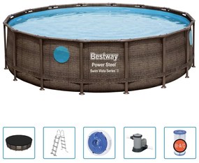 Bestway Power Steel Bazénový set 488 x 122 cm