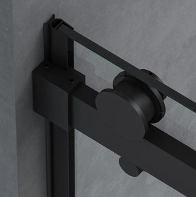 design sprchové posuvné dveře TERAMO 4 - BLACK 100-150cm Velikost: 150