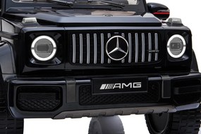 Dětské elektrické autíčko s dálkovým ovládáním BestBerg BBCC-60B – Mercedes-Benz AMG G63 / nosnost 25 kg / Li-Ion baterie / černá
