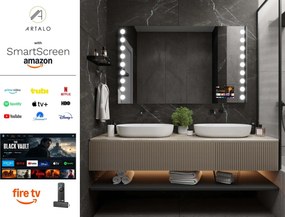 Zrcadlo do koupelny s LED osvětlením M14 premium