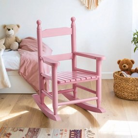 Růžová dětská židle z topolového dřeva – Premier Housewares